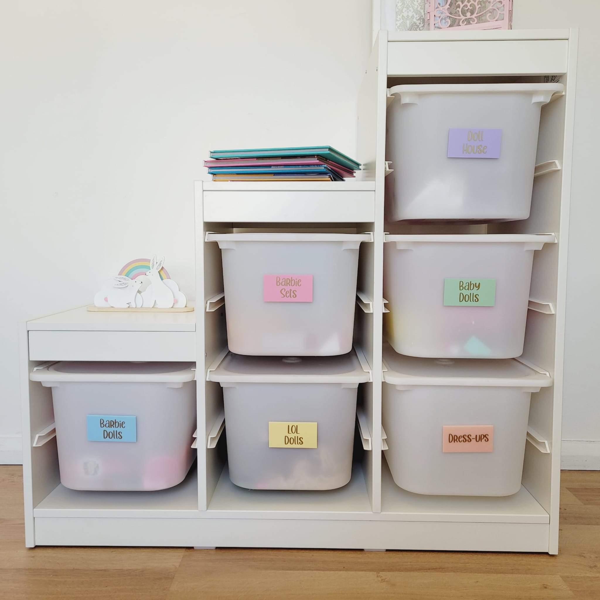 Pastel Acrylic Label