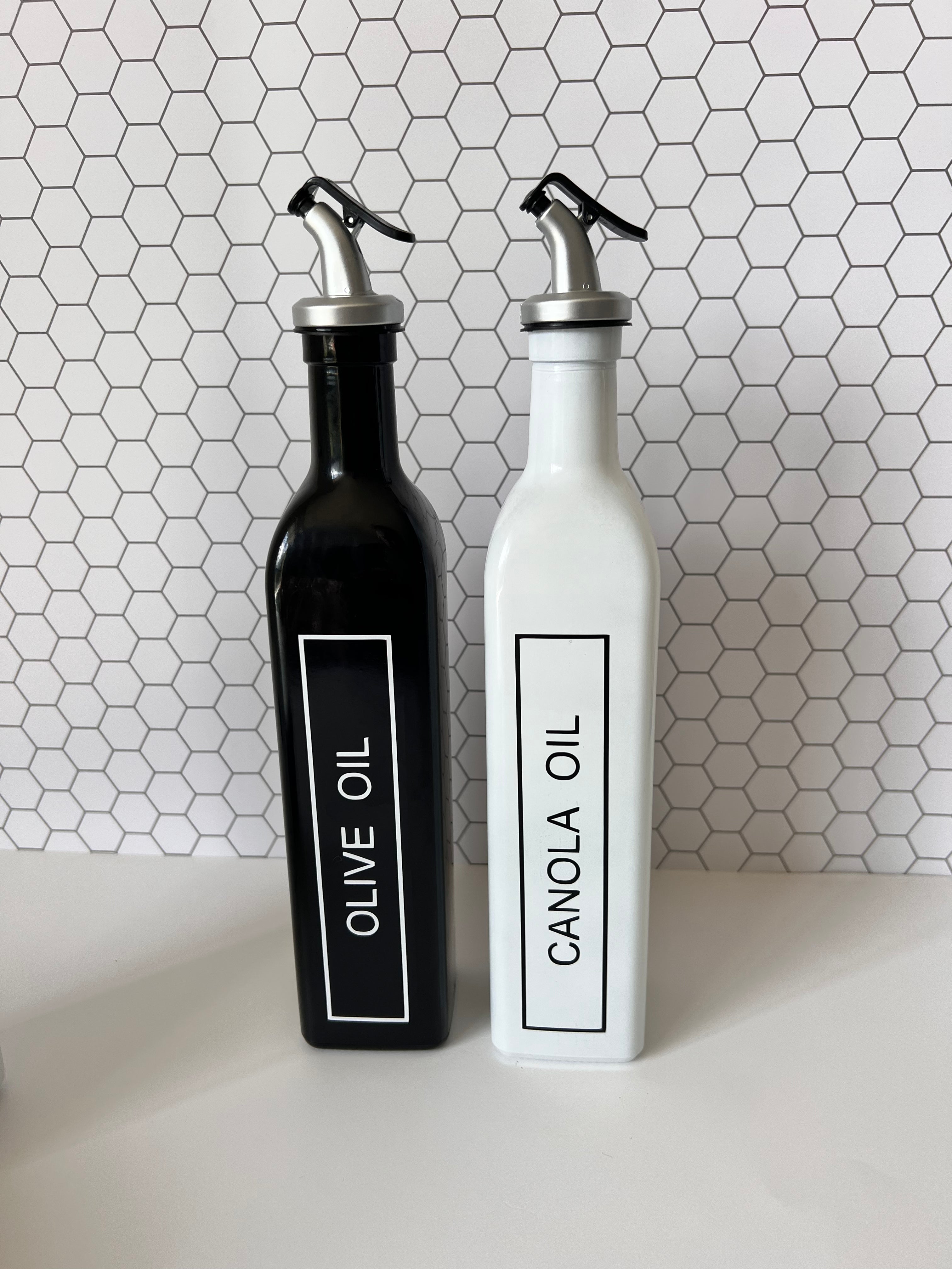 Oil Bottle Labels